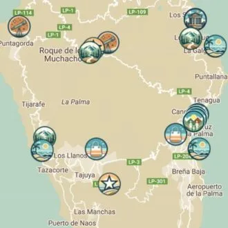 INTERACTIVE MAP OF LA PALMA ISLAND