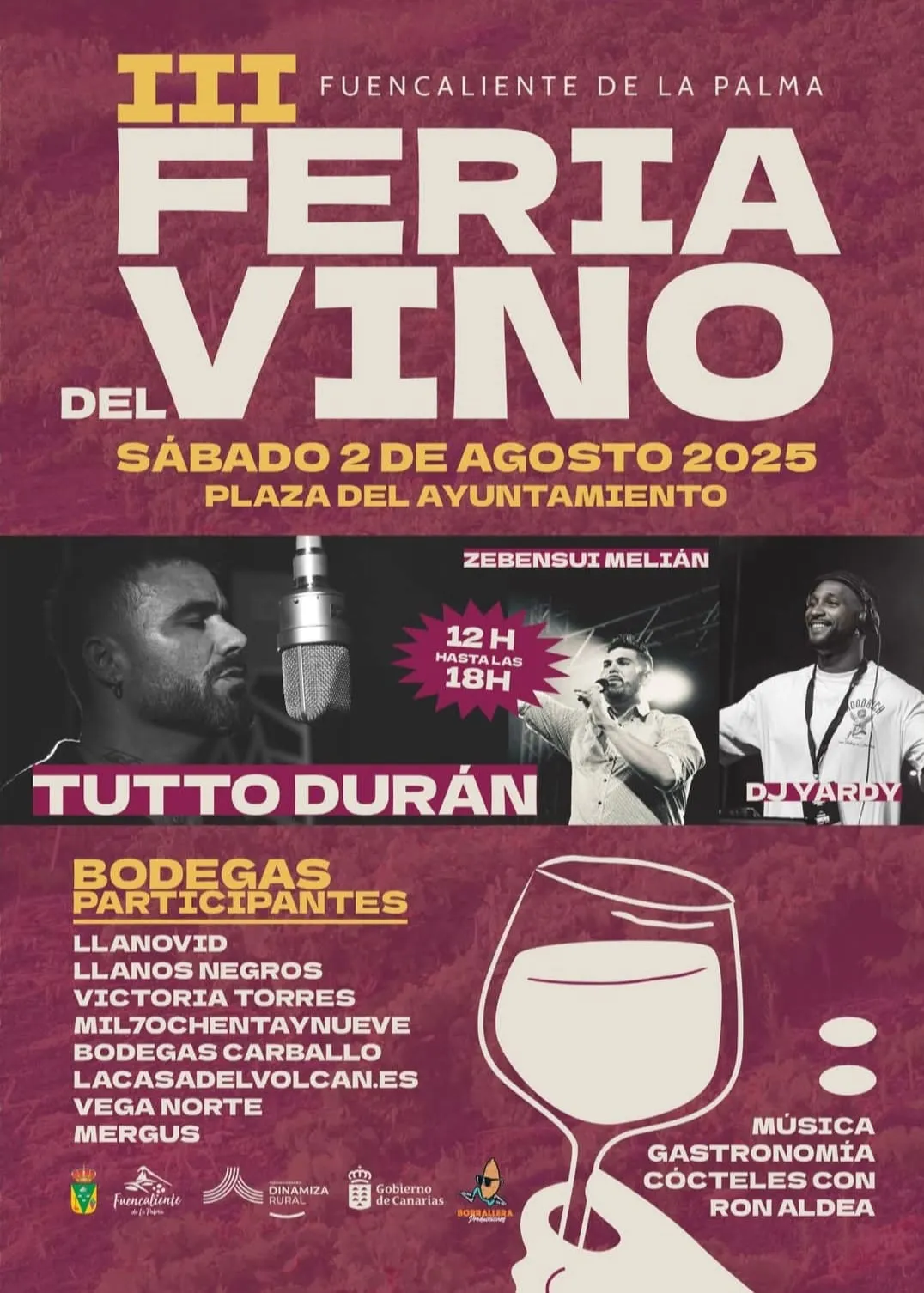 Feria del Vino de Fuencaliente 2025 / 2 de agosto de 2025 / La Palma